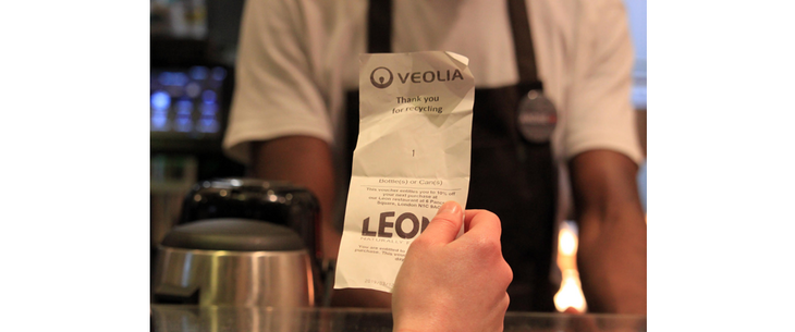 Veolia and LEON pilot deposit return scheme to solve on the go recycling