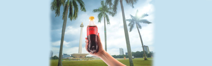 Coca-Cola launches 100% rPET bottles in Indonesia