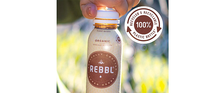 REBBL - transition to 100% recycled & recyclable plastic bottles