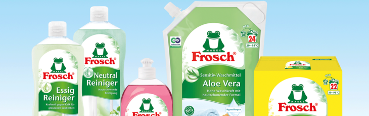 Werner & Mertz: Biggest design relaunch in the history of the Frosch brand