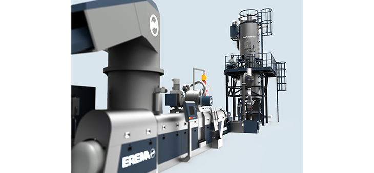 EREMA: ReFresher ensures odourless recyclate in post-consumer recycling