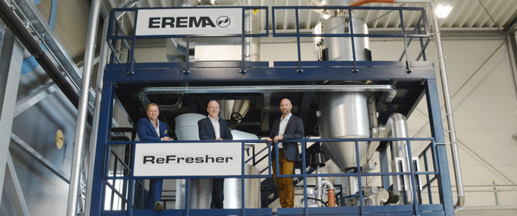 Boom in demand for recycling systems featuring EREMA ReFresher technology