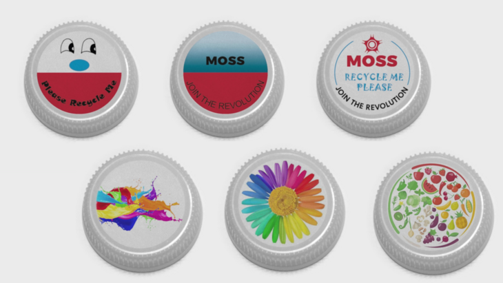 Cap decoration, the first ‘hybrid’ solution by Sacmi-Moss