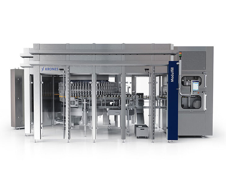 Premiere: Krones’ first block solution for cans Modulfill Bloc FS-C