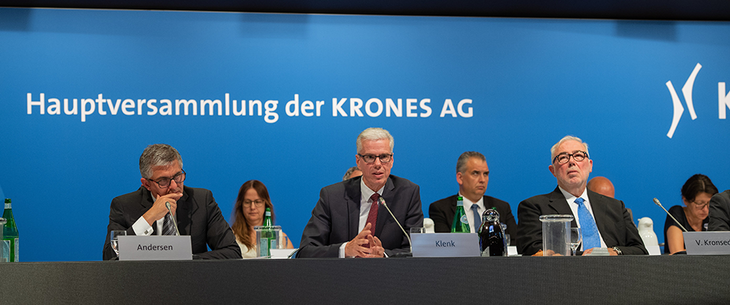 Krones AG annual general meeting approves dividend of €1.70 per share