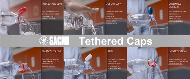 Tethered caps, SACMI is four years ahead of market requirements