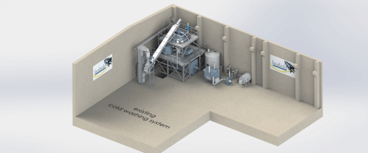 New hot washing system at HERBOLD’s test centre