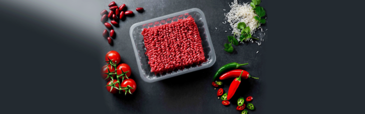 rPET tray for fresh protein market: atmosphere MAP tray kp Elite® by ...